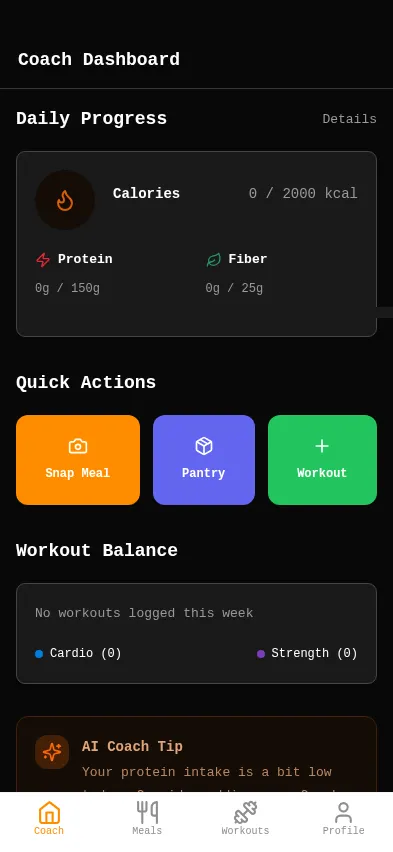MacroTrack AI Coach