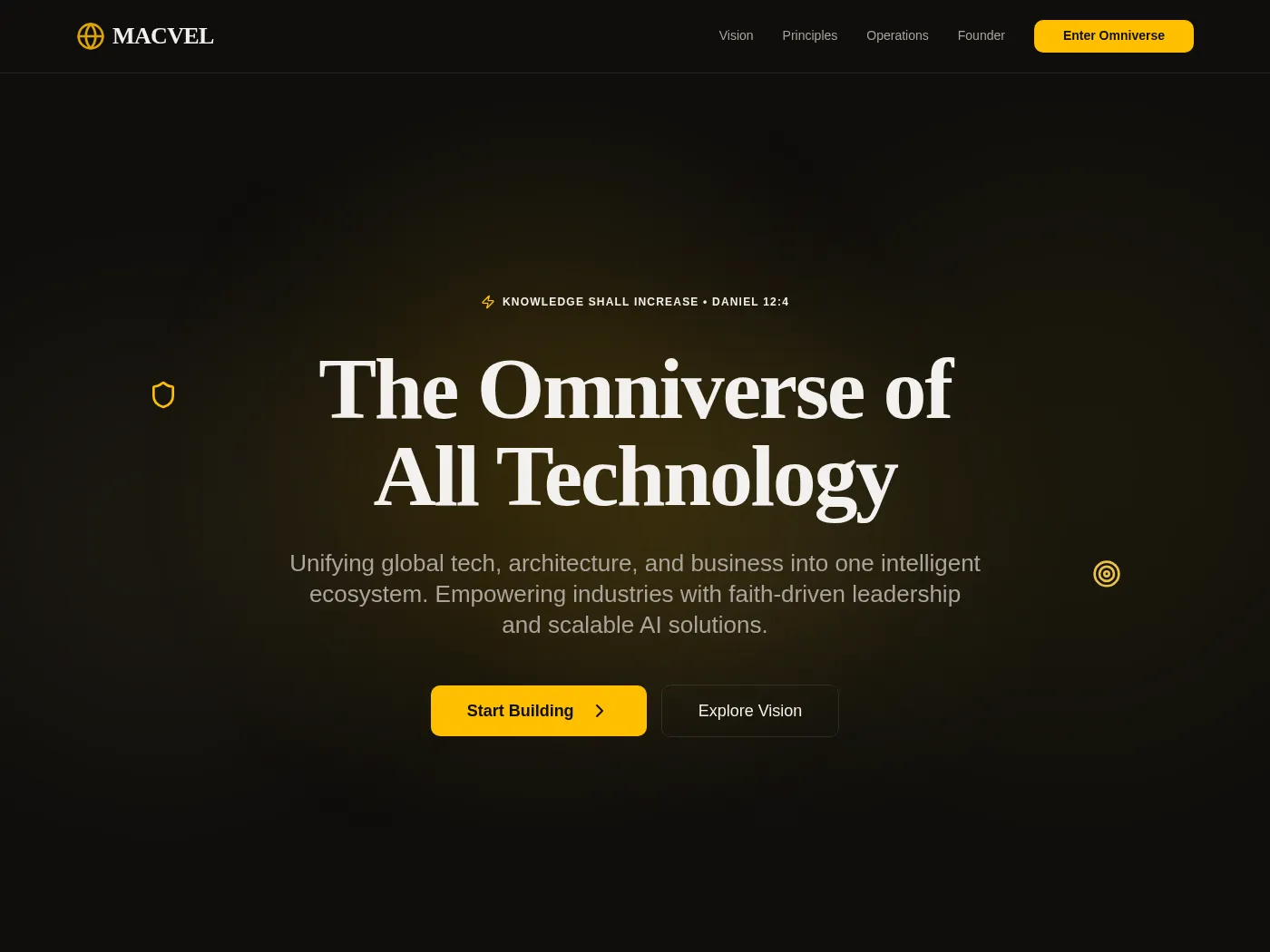 MACVEL Omniverse Hub