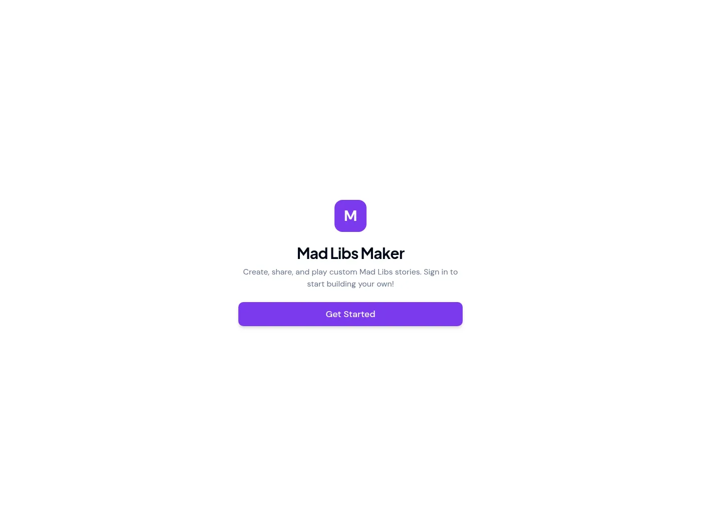 Mad Libs Maker