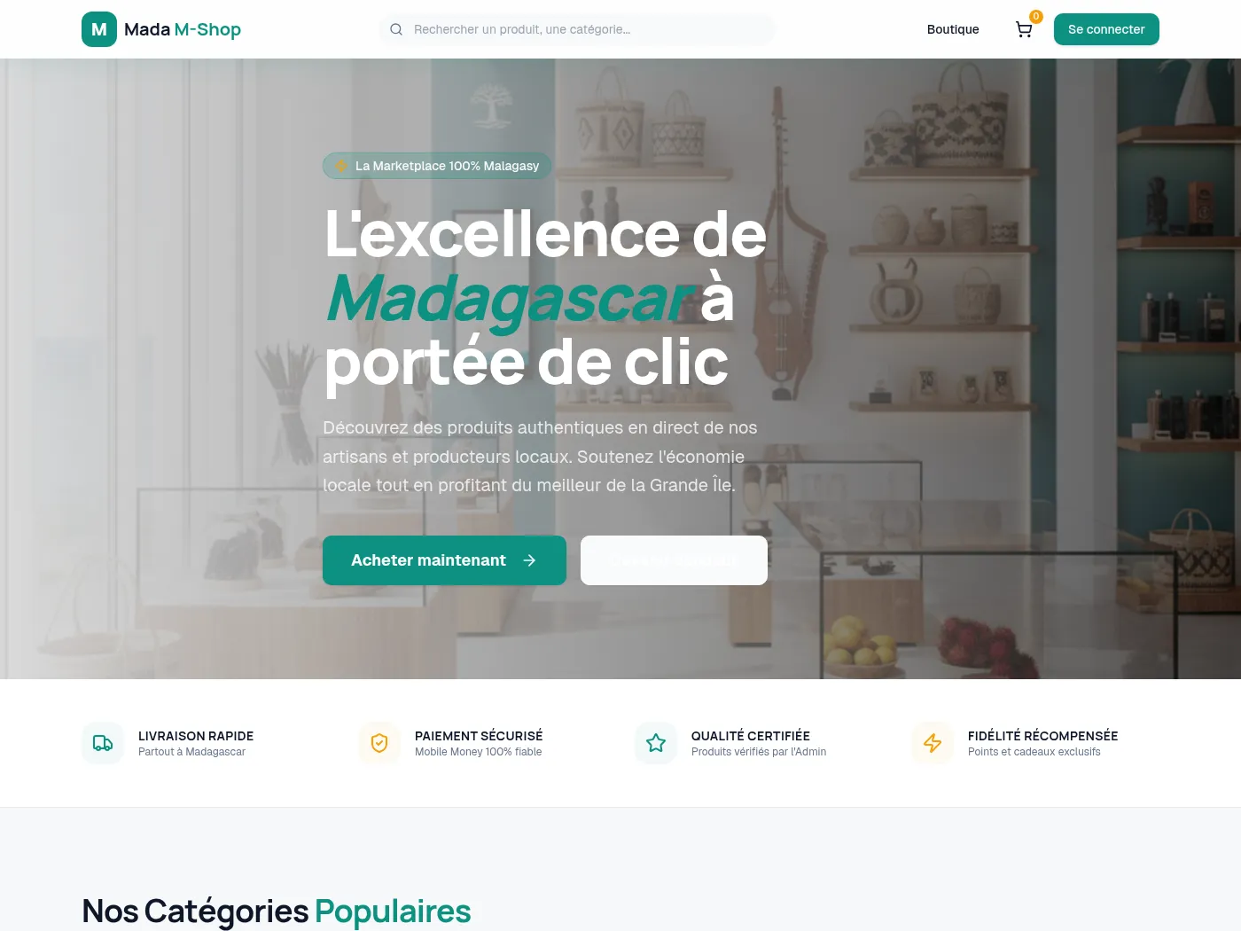 Mada M-Shop Platform