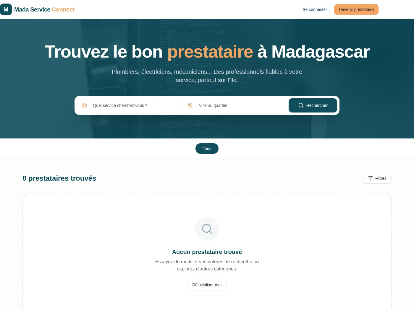 Mada Service Connect