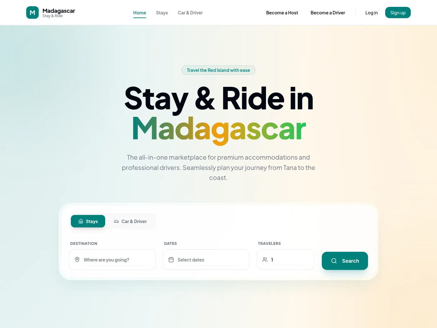 Madagascar Stay & Ride