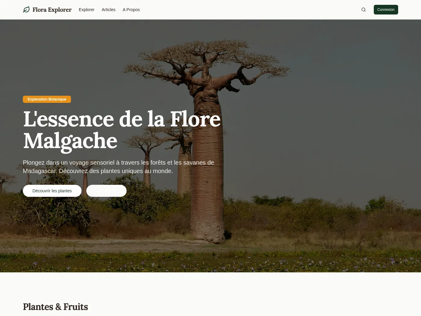 Madagascar Flora Explorer