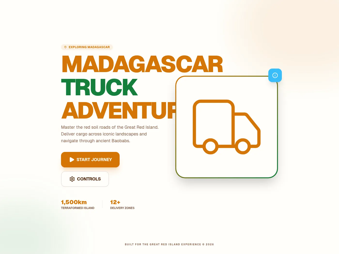 Madagascar Truck Game