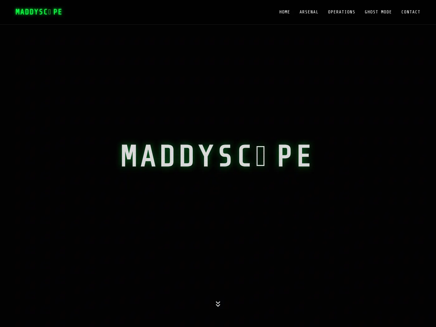 MaddySc𖦏pe Interactive Site