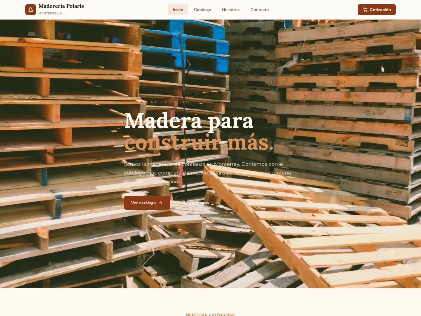 Madereria Polaris App