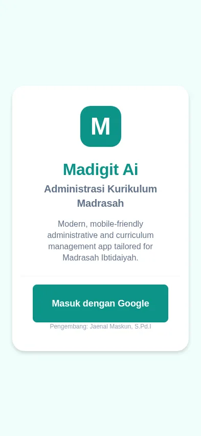 Madigit Ai Kurikulum MI