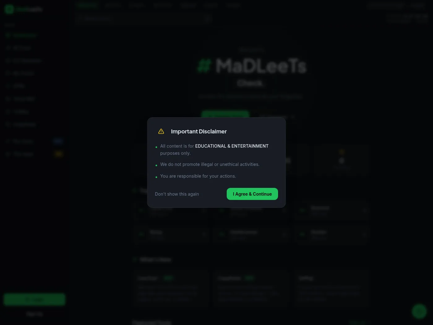 MadLeets Clone