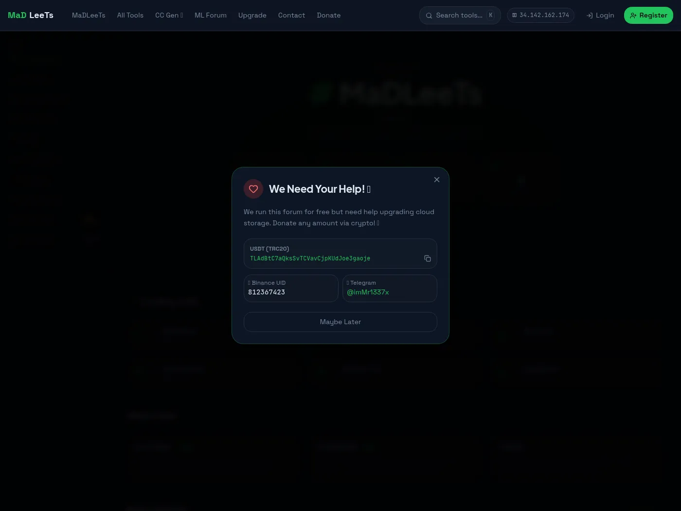 MadLeets Clone