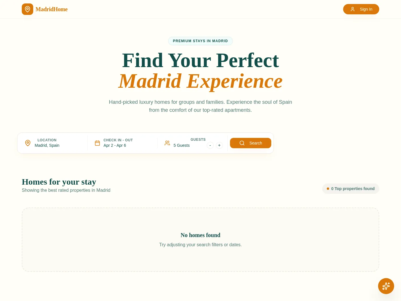 Madrid Home Finder