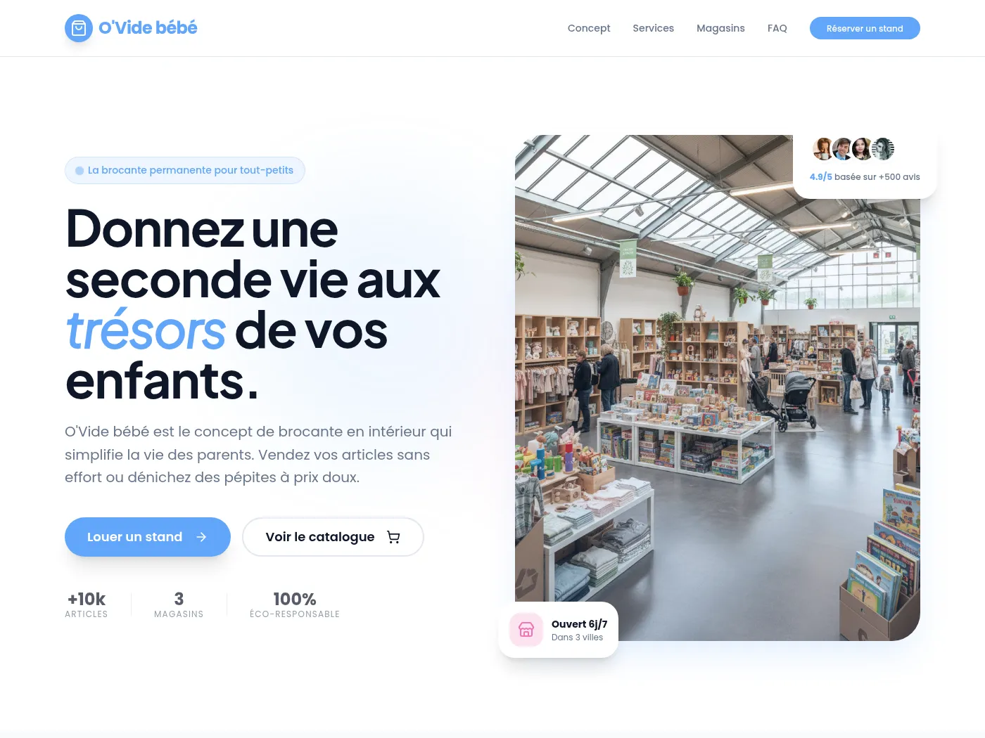 Boutique Vitrine Site