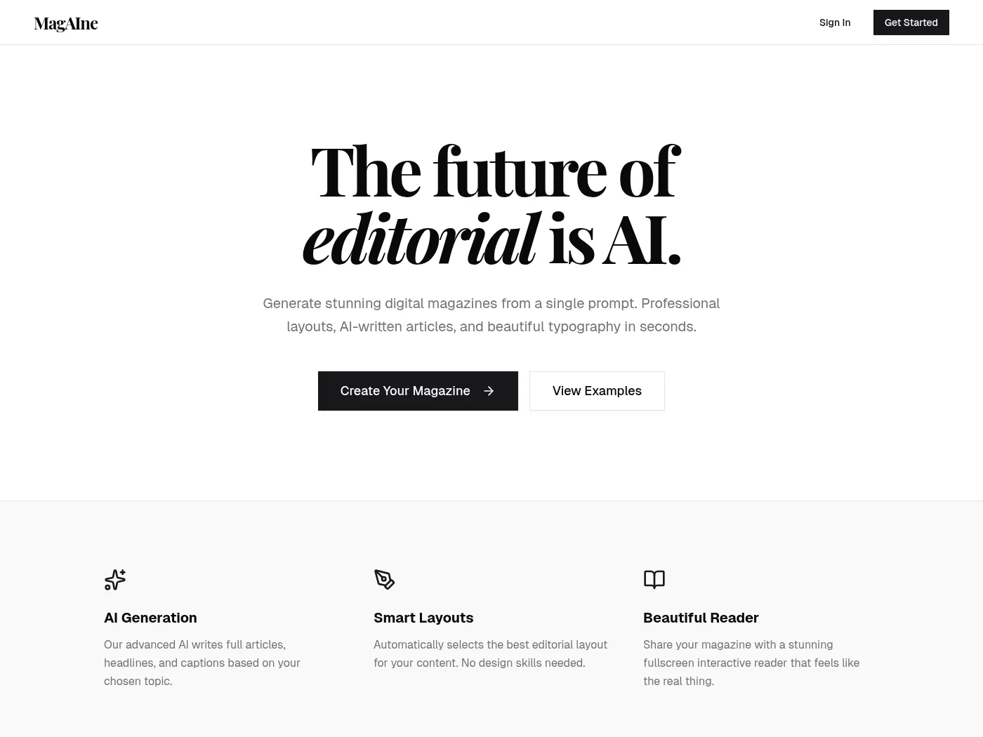 Magazine Generator