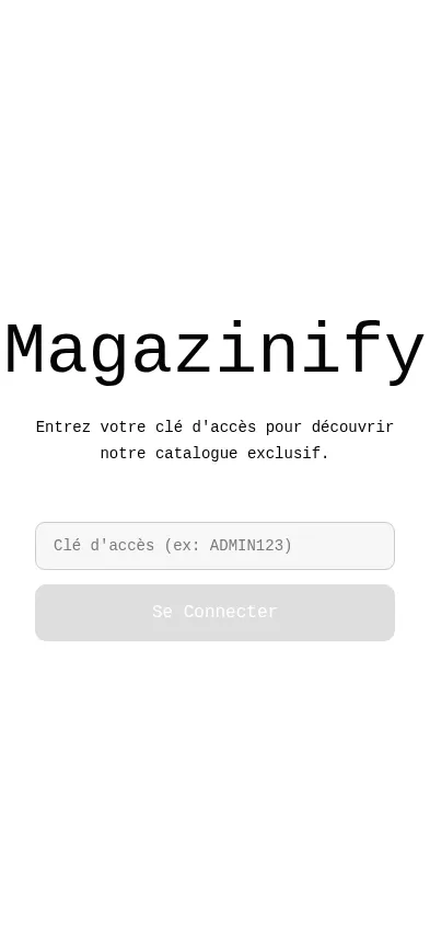 Magazinify Catalog App