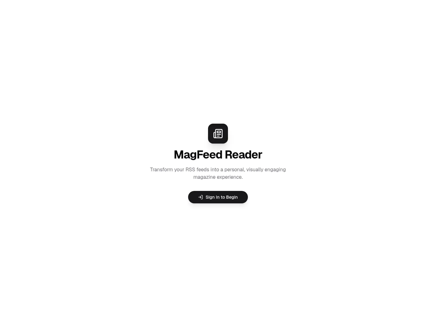 MagFeed Reader