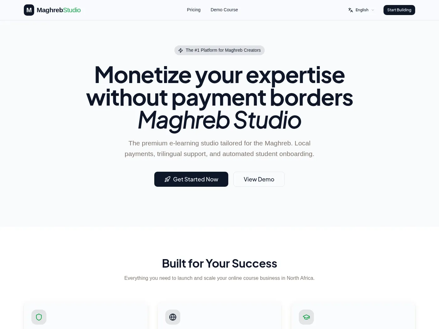 Maghreb Course Studio