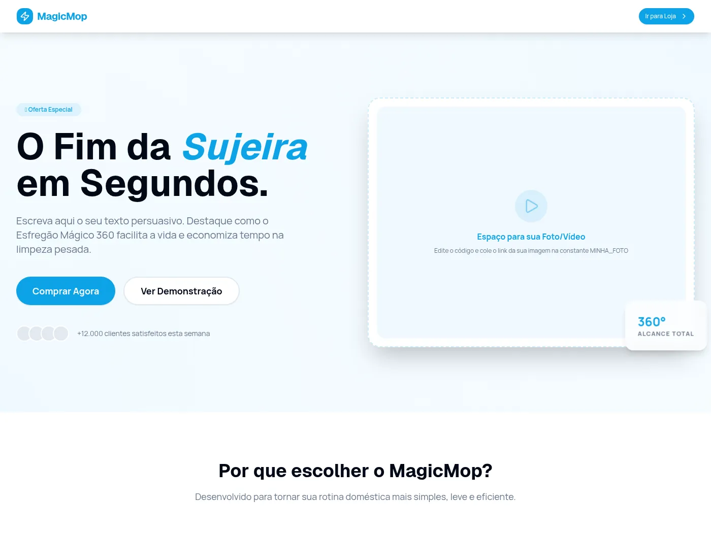 Esfregão Mágico Showcase
