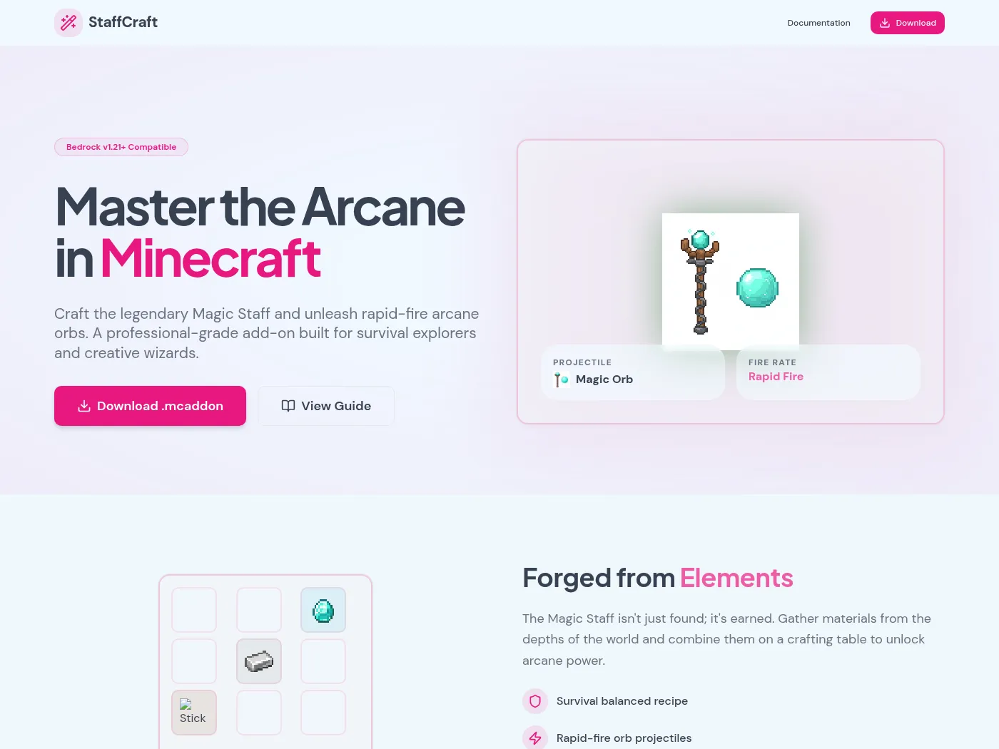 Magic Staff Add-On