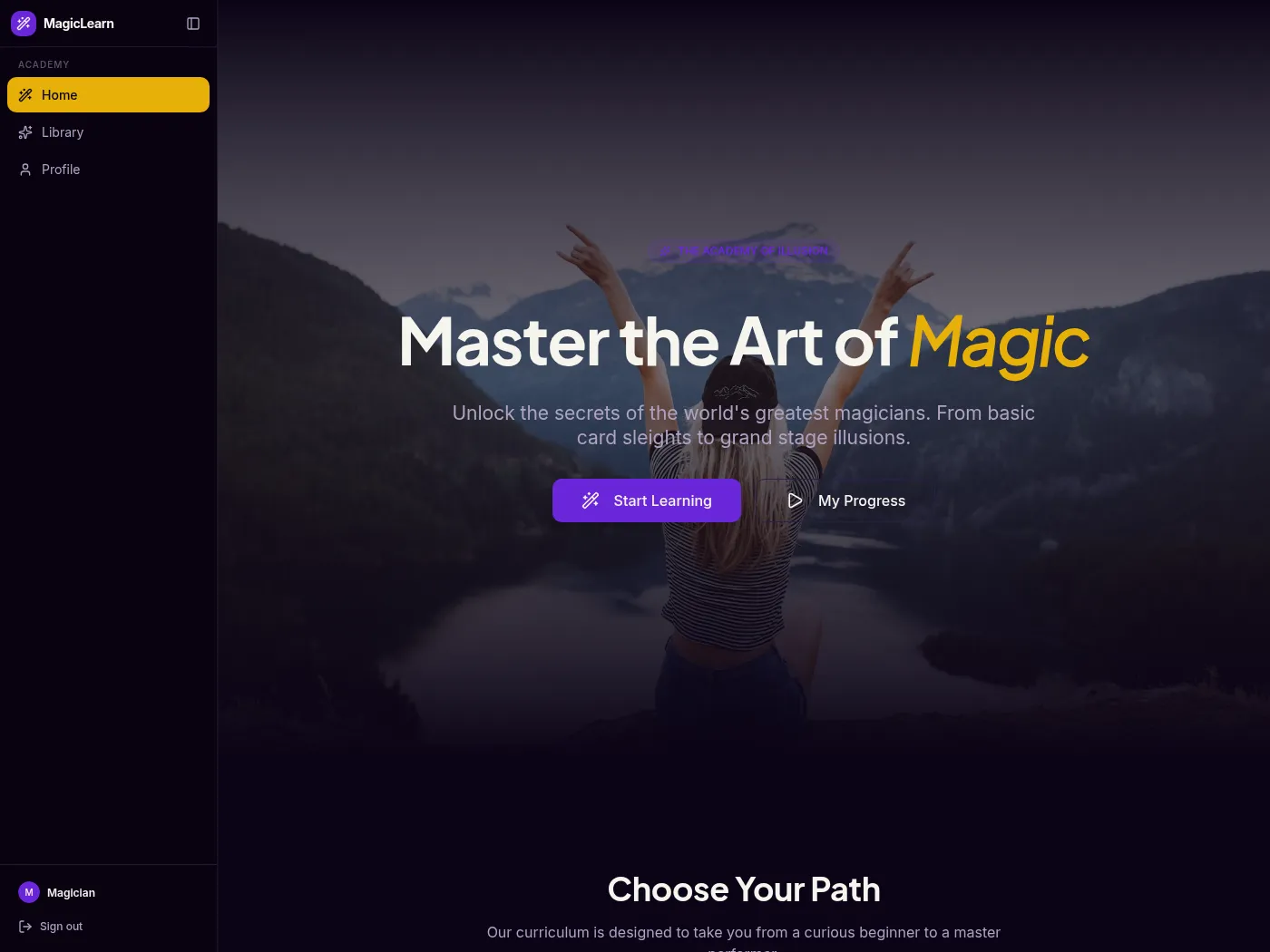 MagicLearn Web