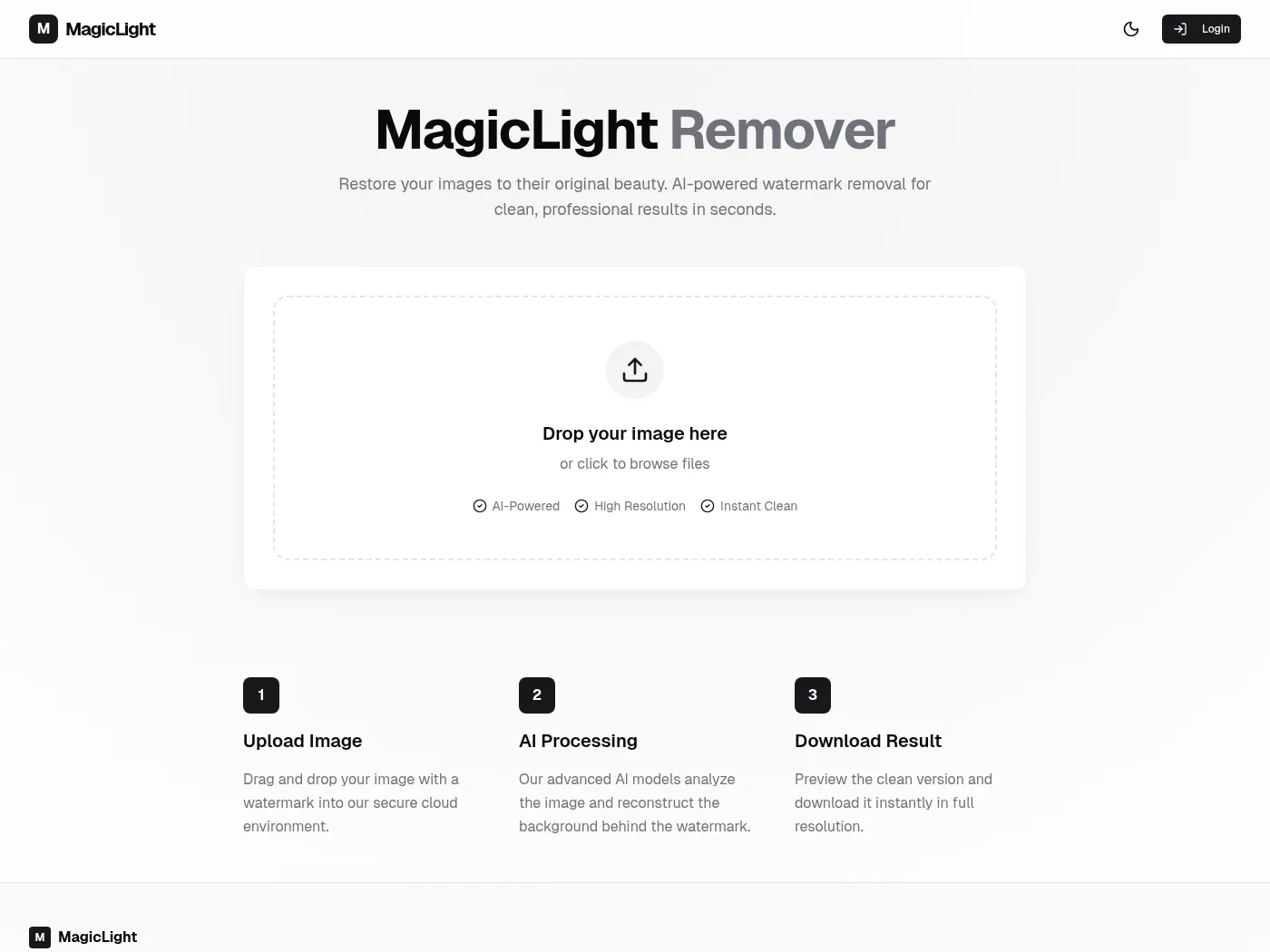 MagicLight Watermark Remover