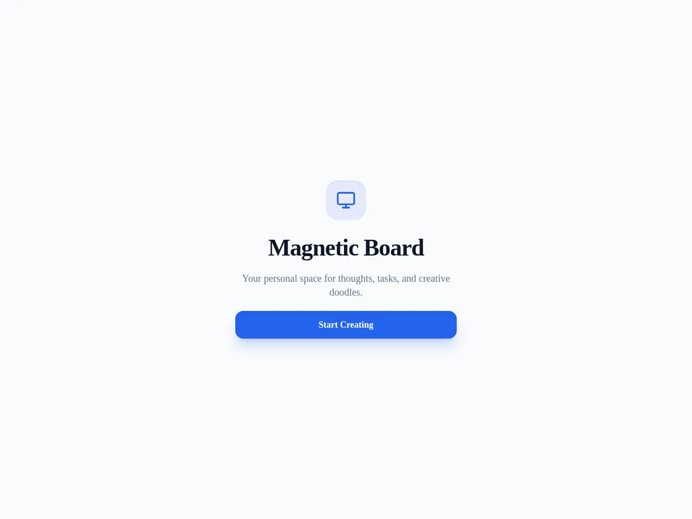 Magnetic Note Board