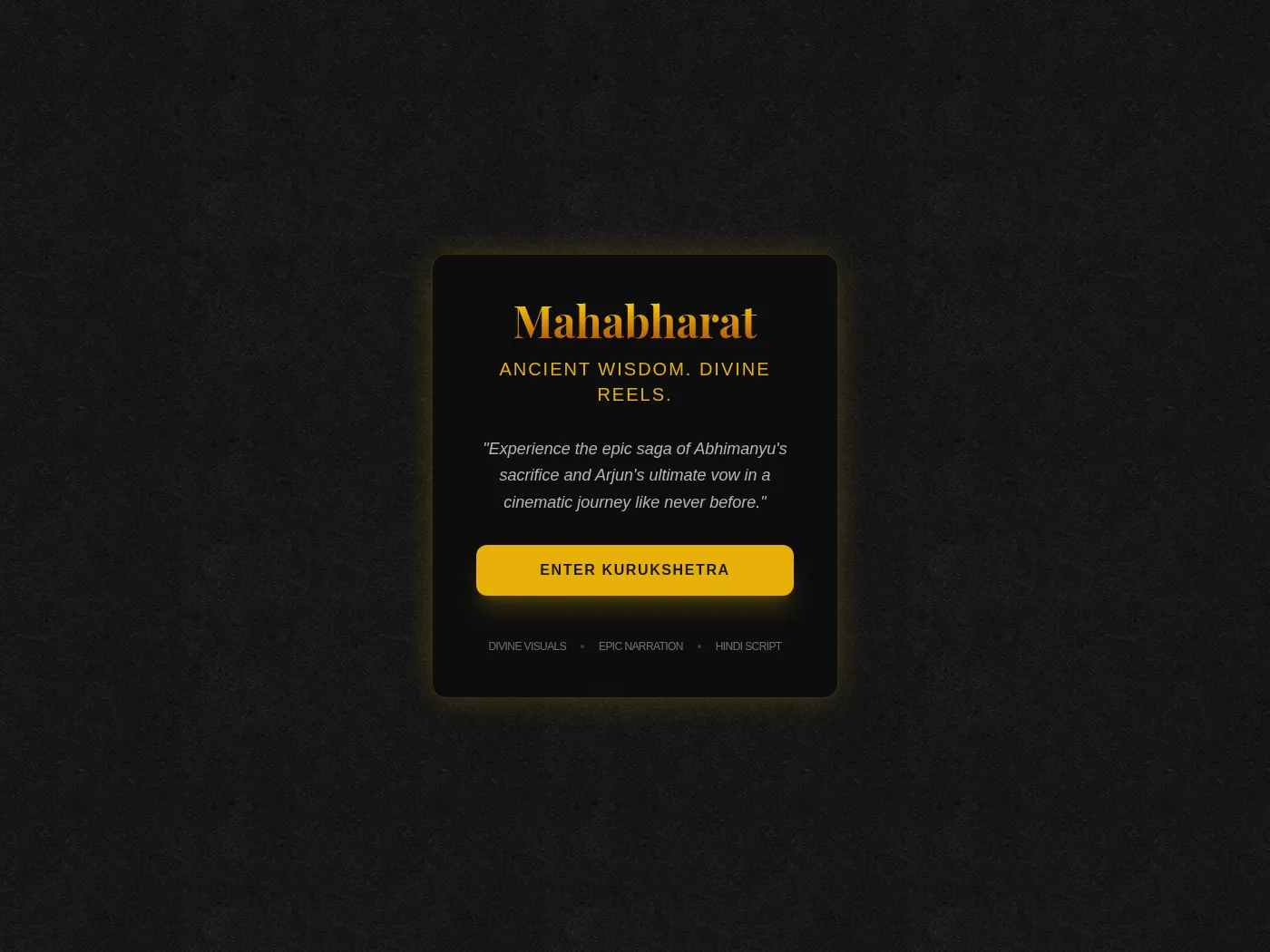Mahabharat Short Reels