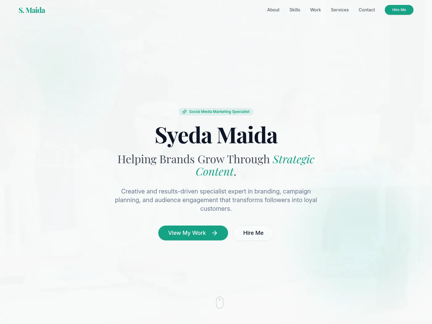 Syeda Maida Portfolio