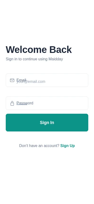 Maidday Task Connect