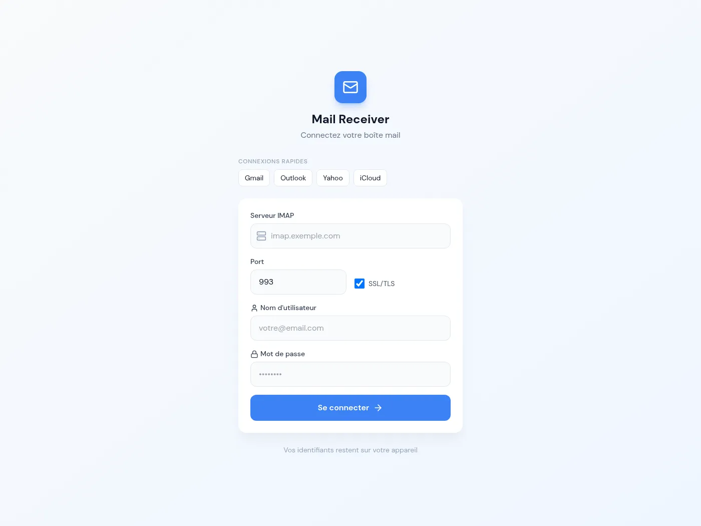 Mail Receiver App