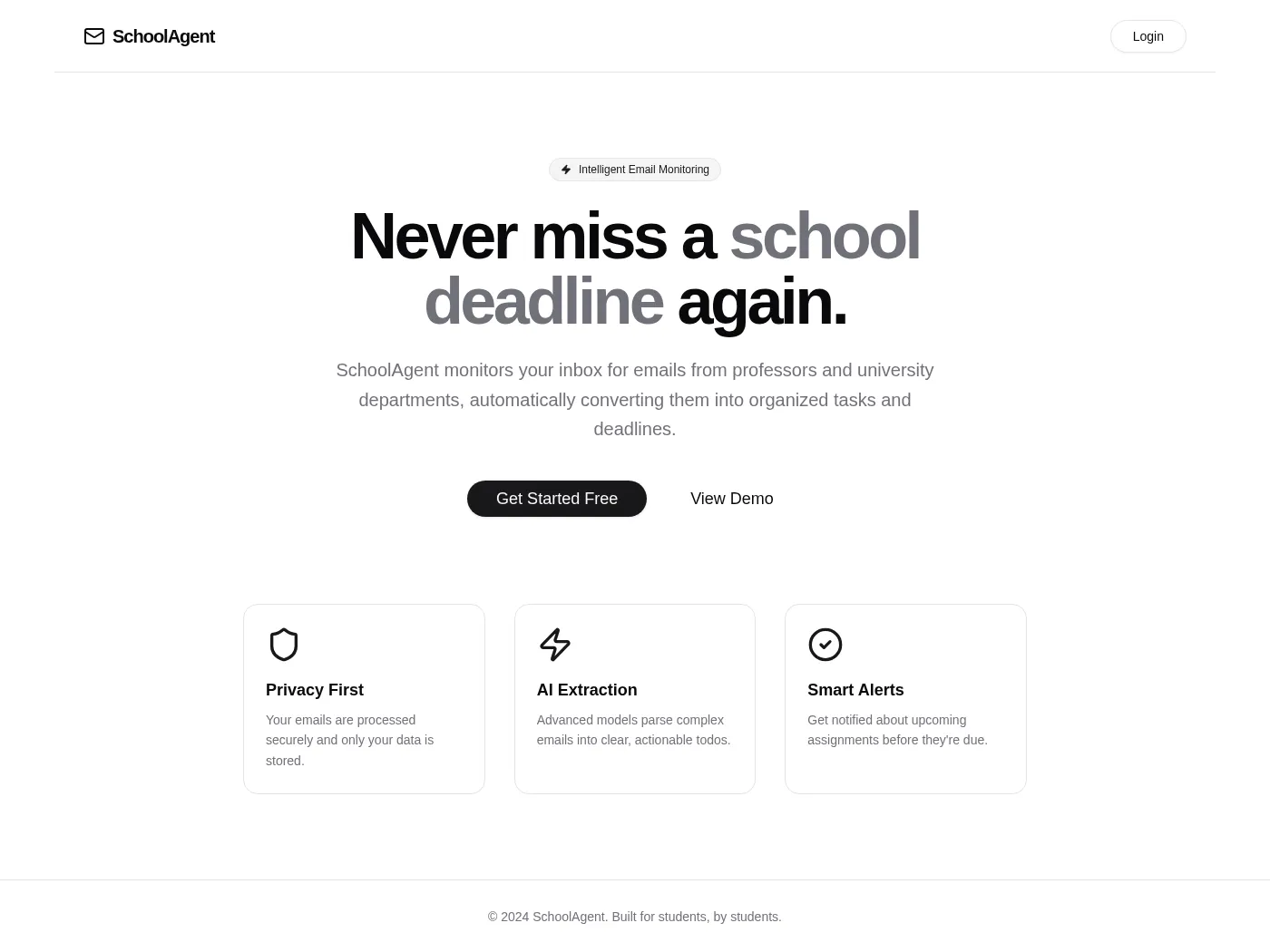 School Mail To-Do Agent