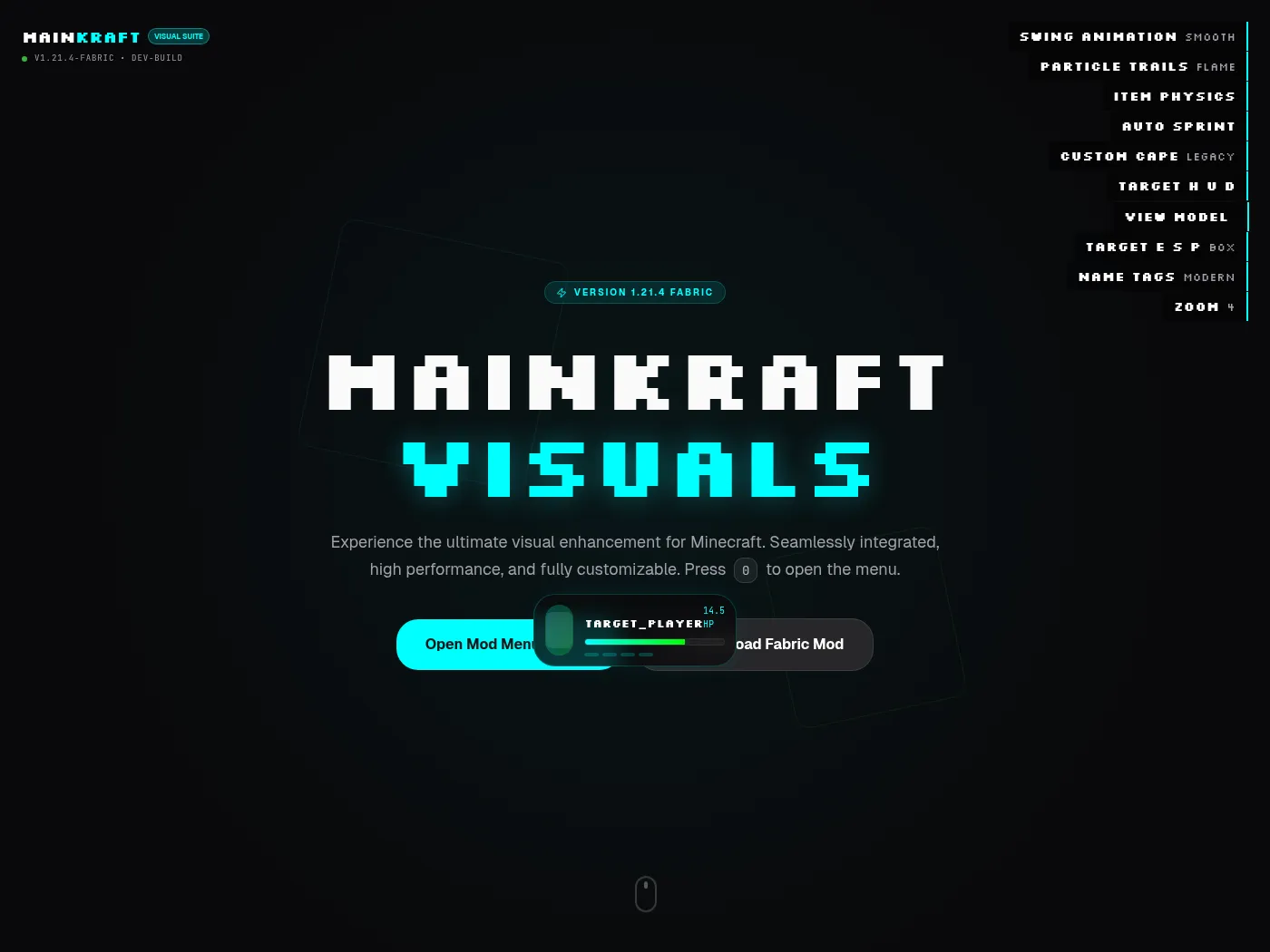 Mainkraft Visual Mods Suite
