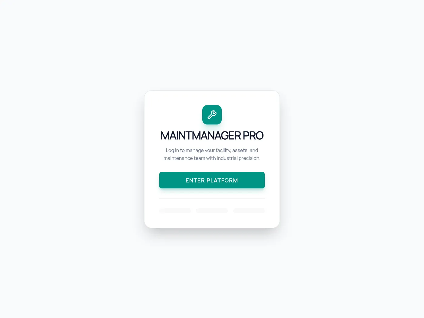 Maintenance Manager Pro