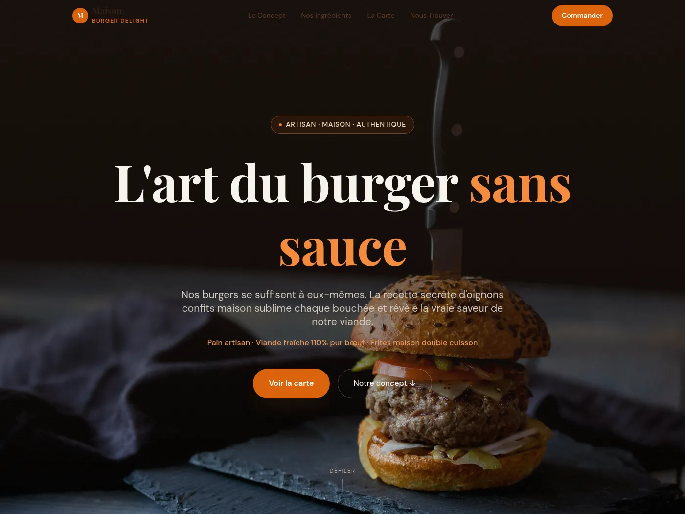 Maison Burger Delight