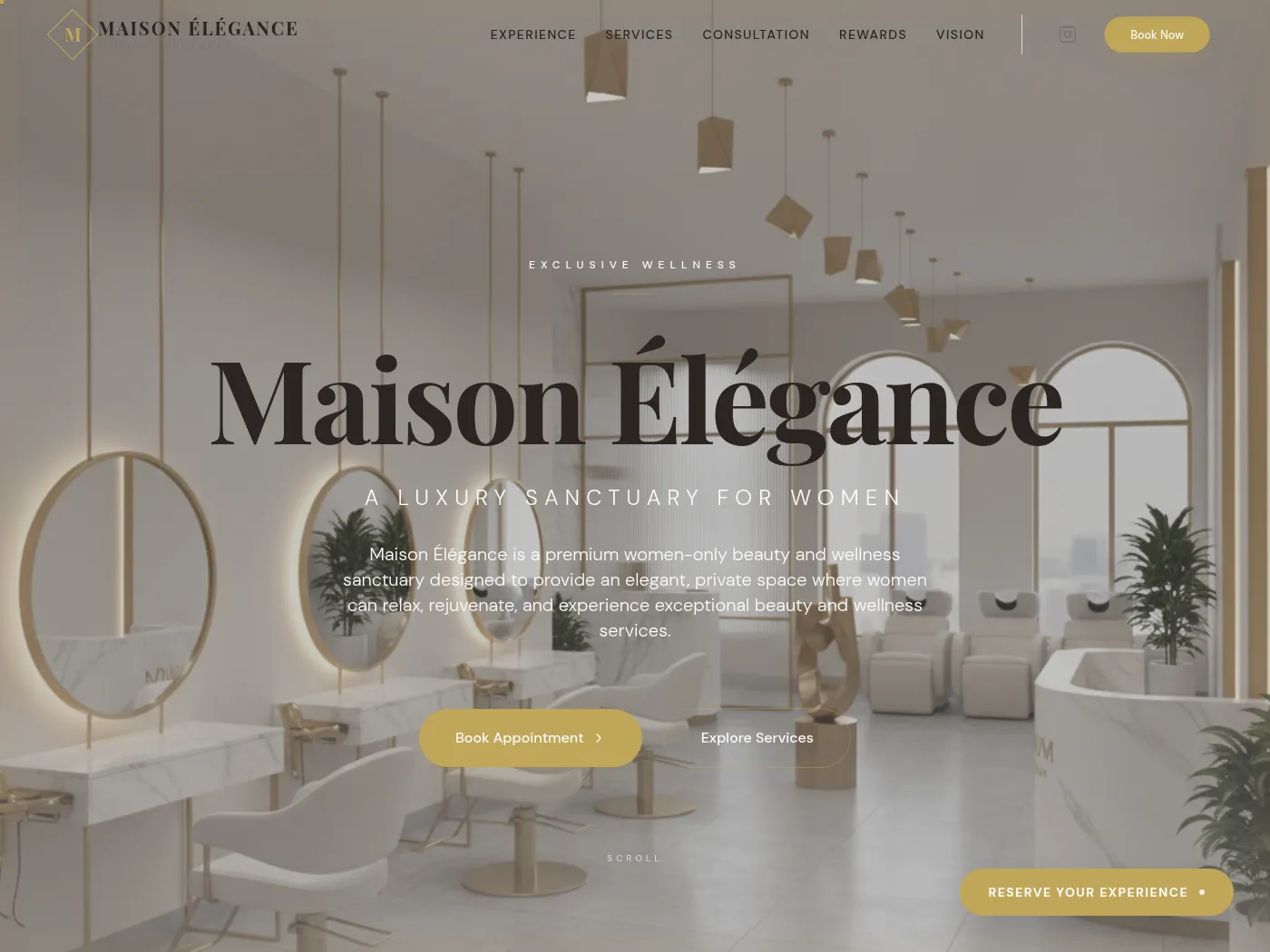 Maison Élégance Web Experience