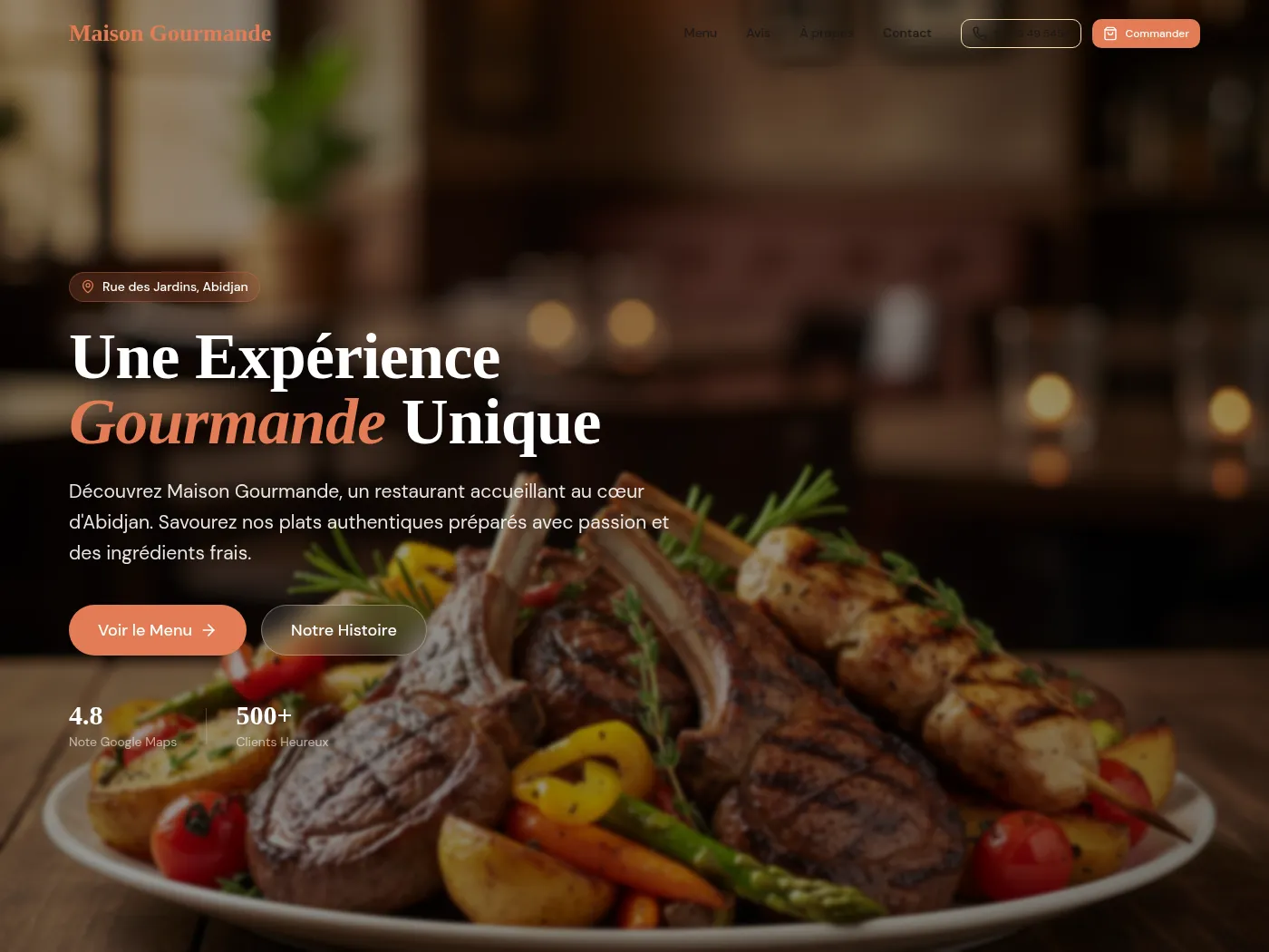 Maison Gourmande Web