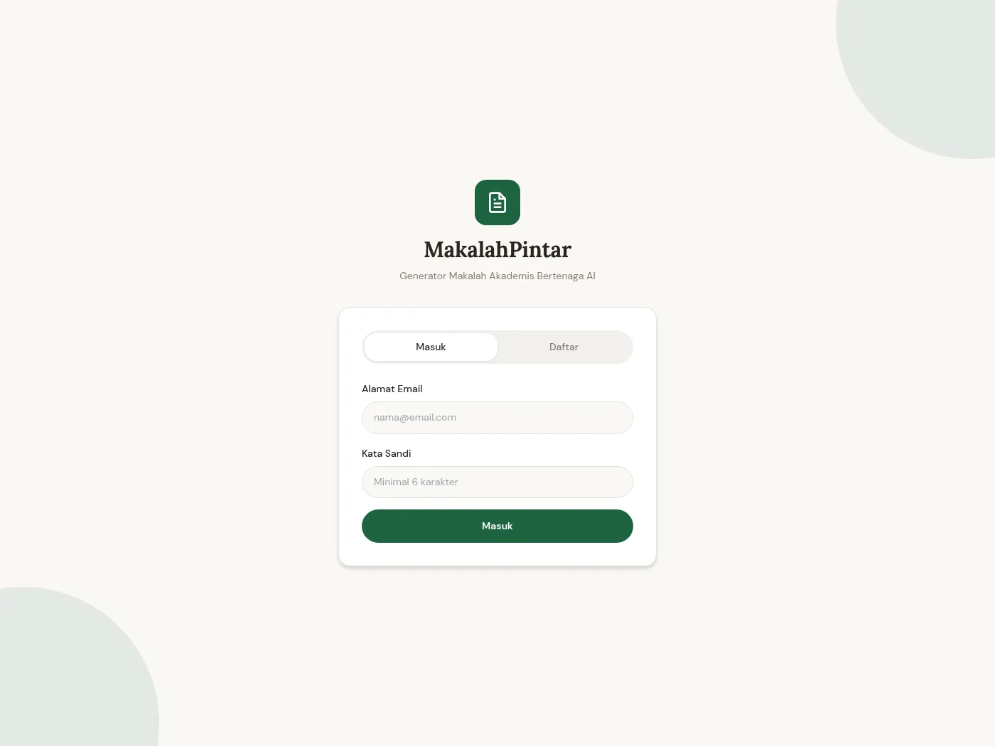 MakalahPintar SaaS