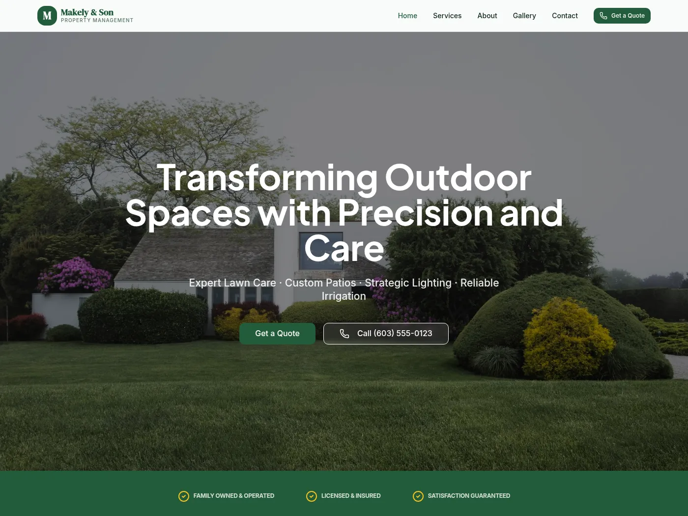 Makely & Son Web Presence
