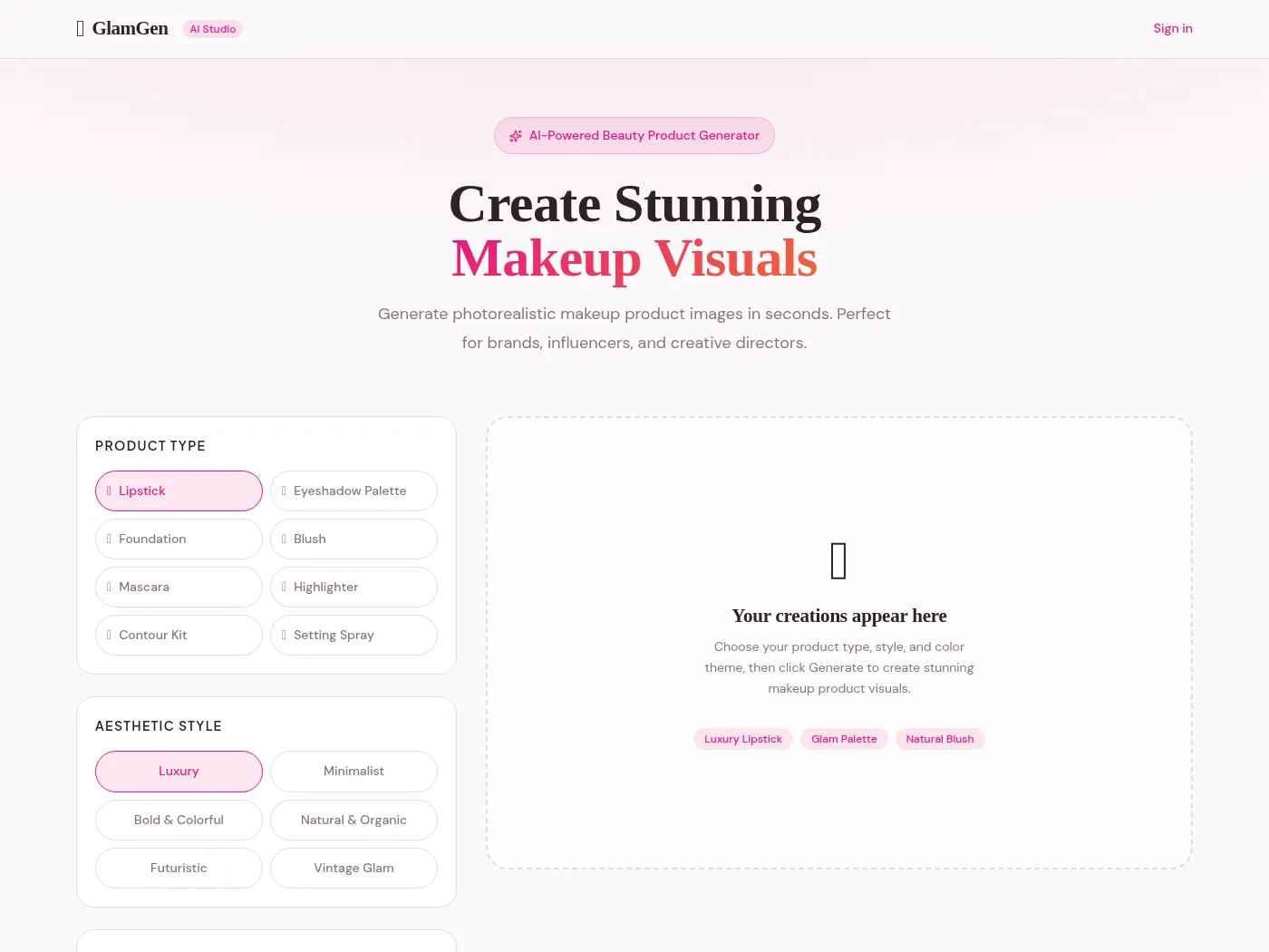 Virtual Makeup Creator