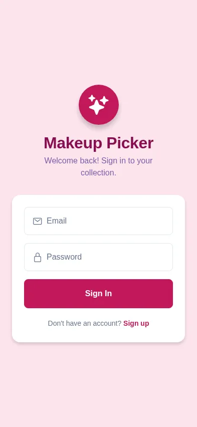 Makeup Picker