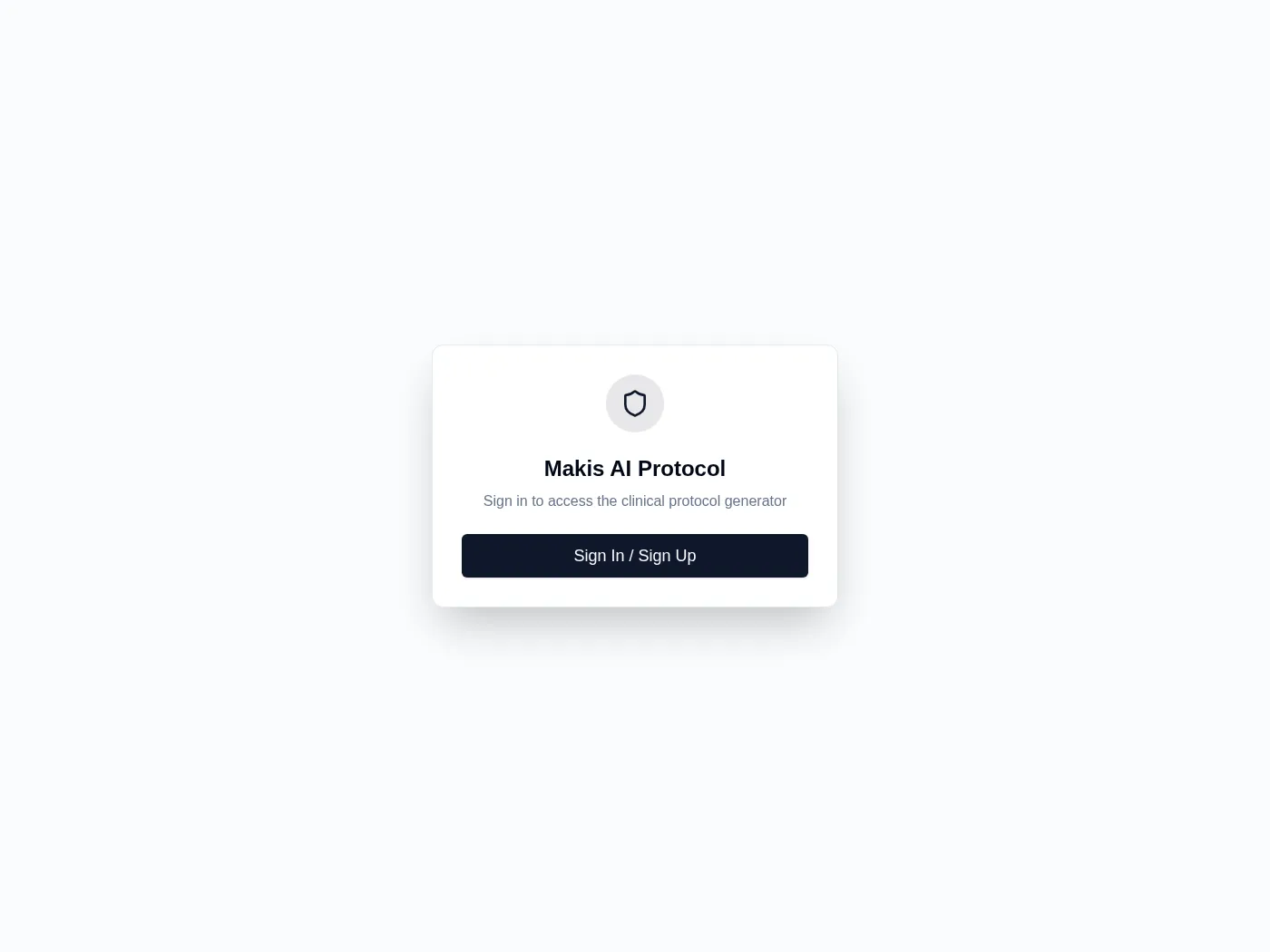 Makis AI Protocol Generator
