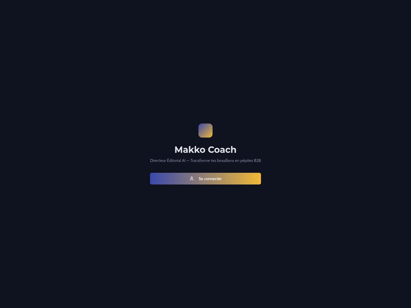 Makko Editorial AI Coach