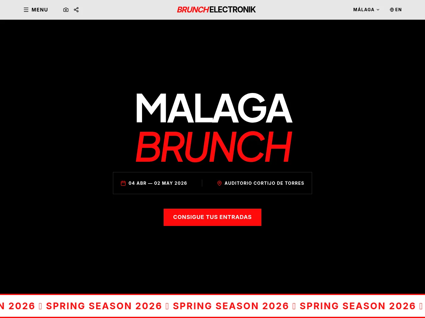 Malaga Brunch Web Clone
