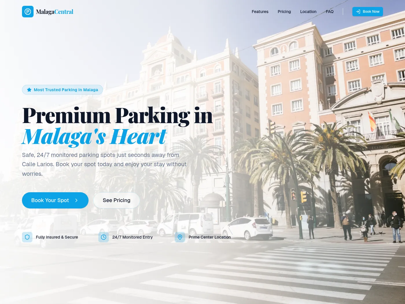 Malaga Parking Site