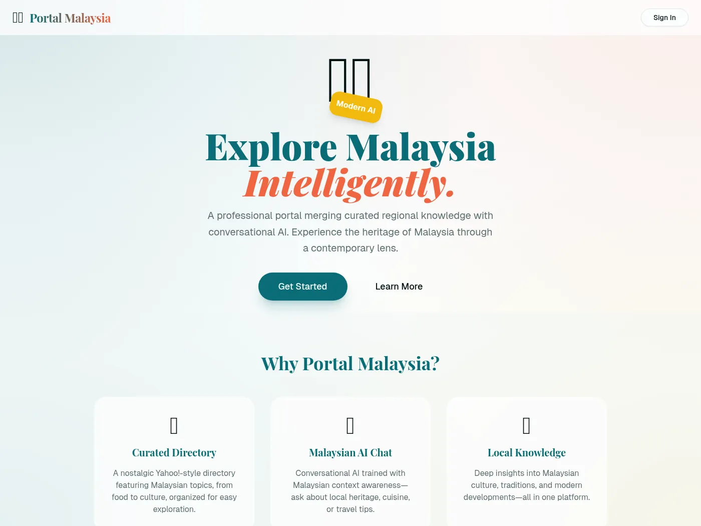 Malaysian ChatGPT Portal