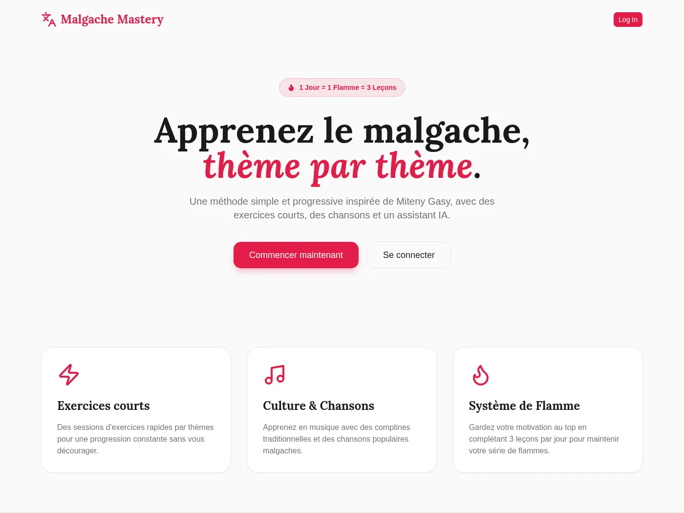 Learn malagasy
