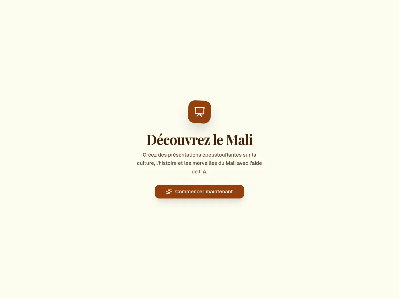 Discover Mali Slides
