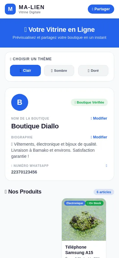 MA-LIEN Digital Vitrine