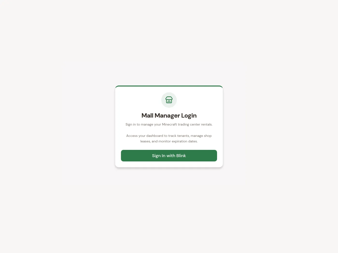 Mall Rental Manager