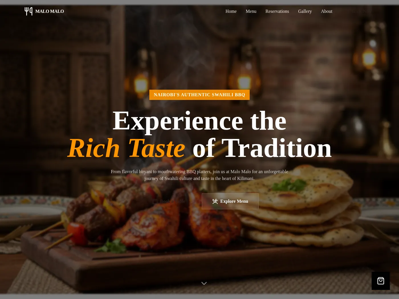Malo Malo Restaurant Web