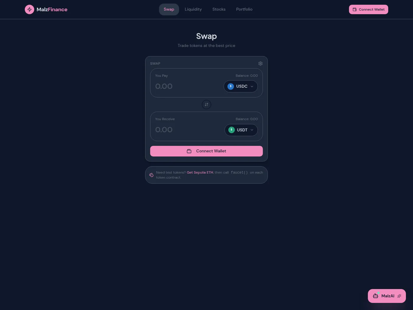 Malz Finance DEX