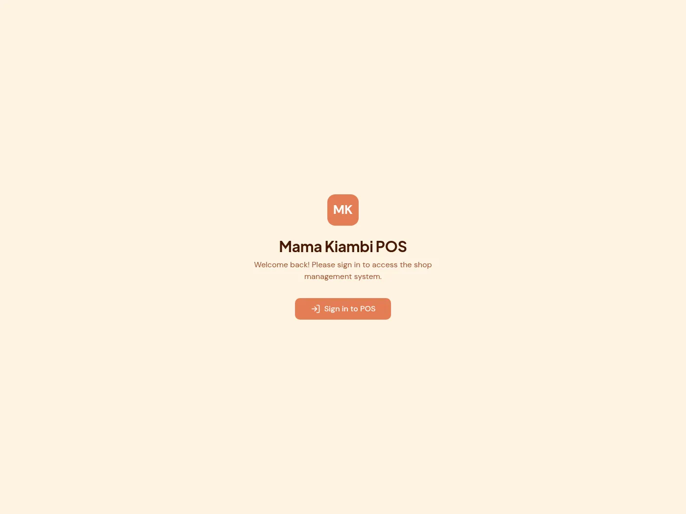 Mama Kiambi POS App